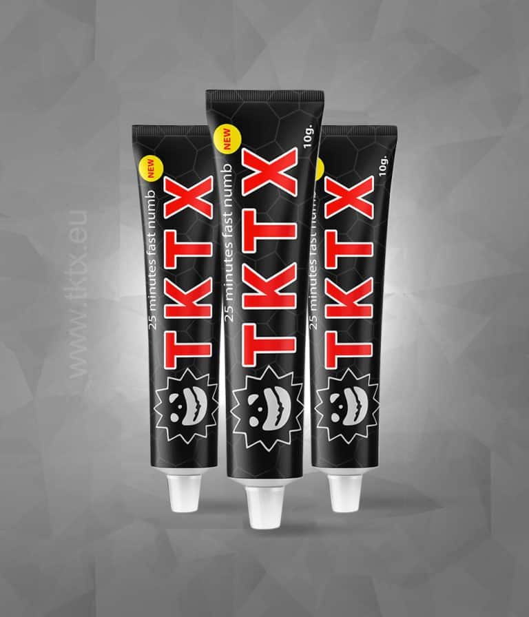 Crema anestésica negra TKTX 40% | TKTX Europa