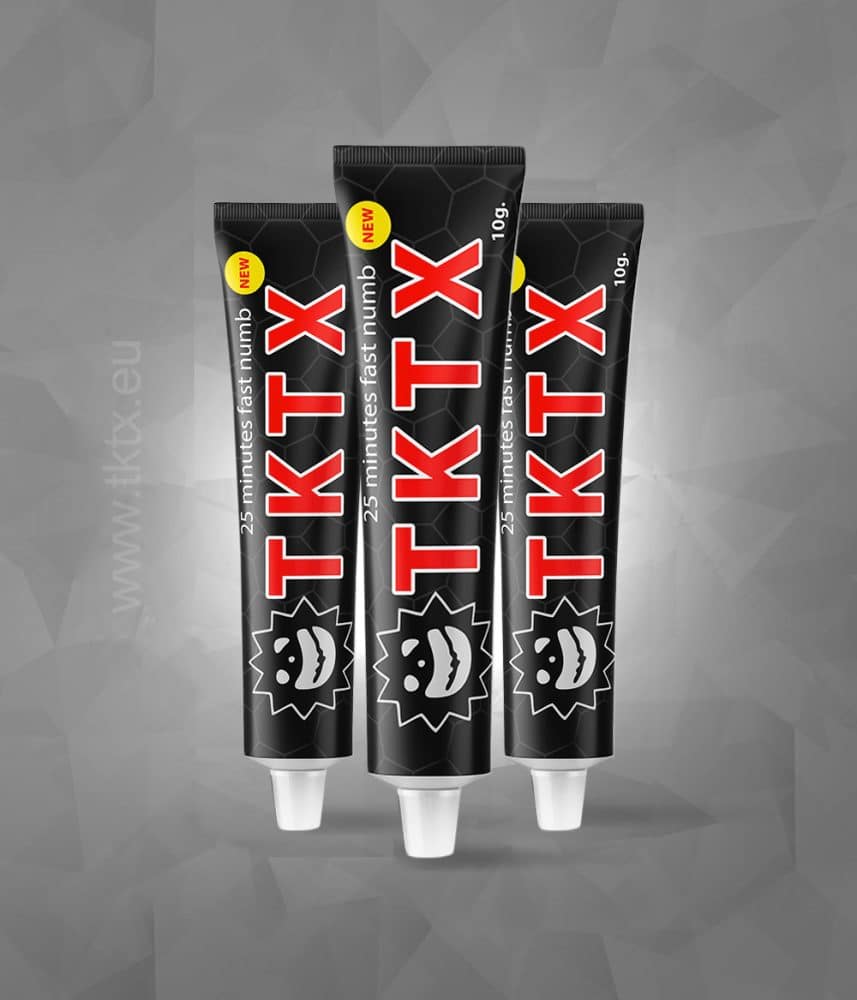 Crema anestésica negra TKTX 40% | TKTX Europa