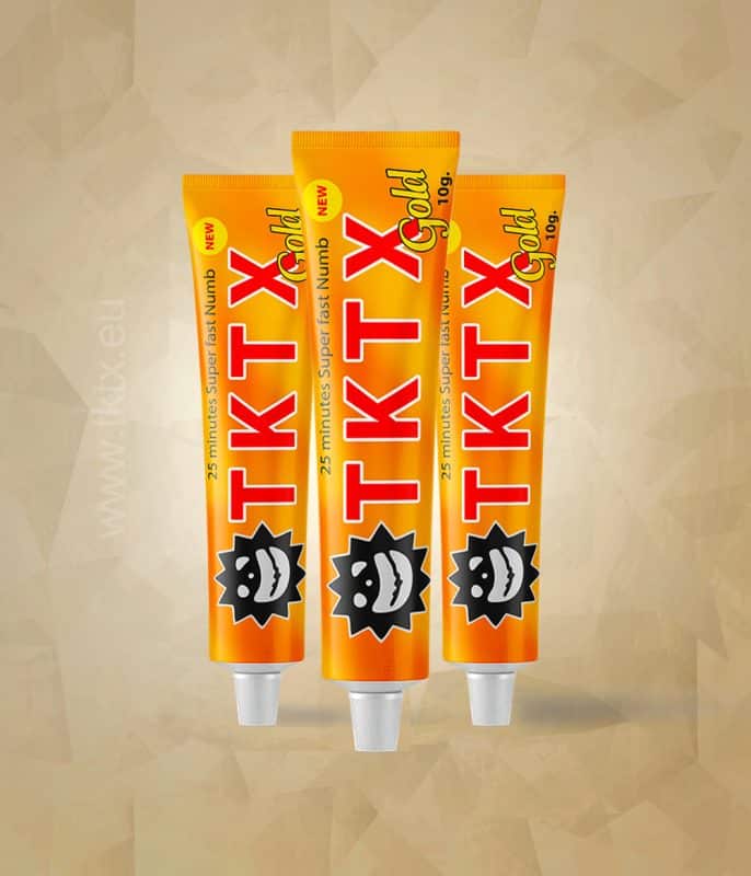 TKTX Numbing Cream Gold 55% - Limited Edition | TKTX Europe