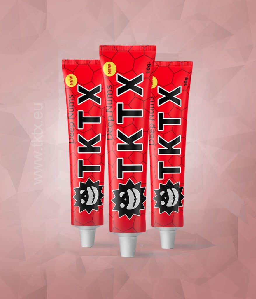 Crema anestésica roja TKTX 40% | TKTX Europa