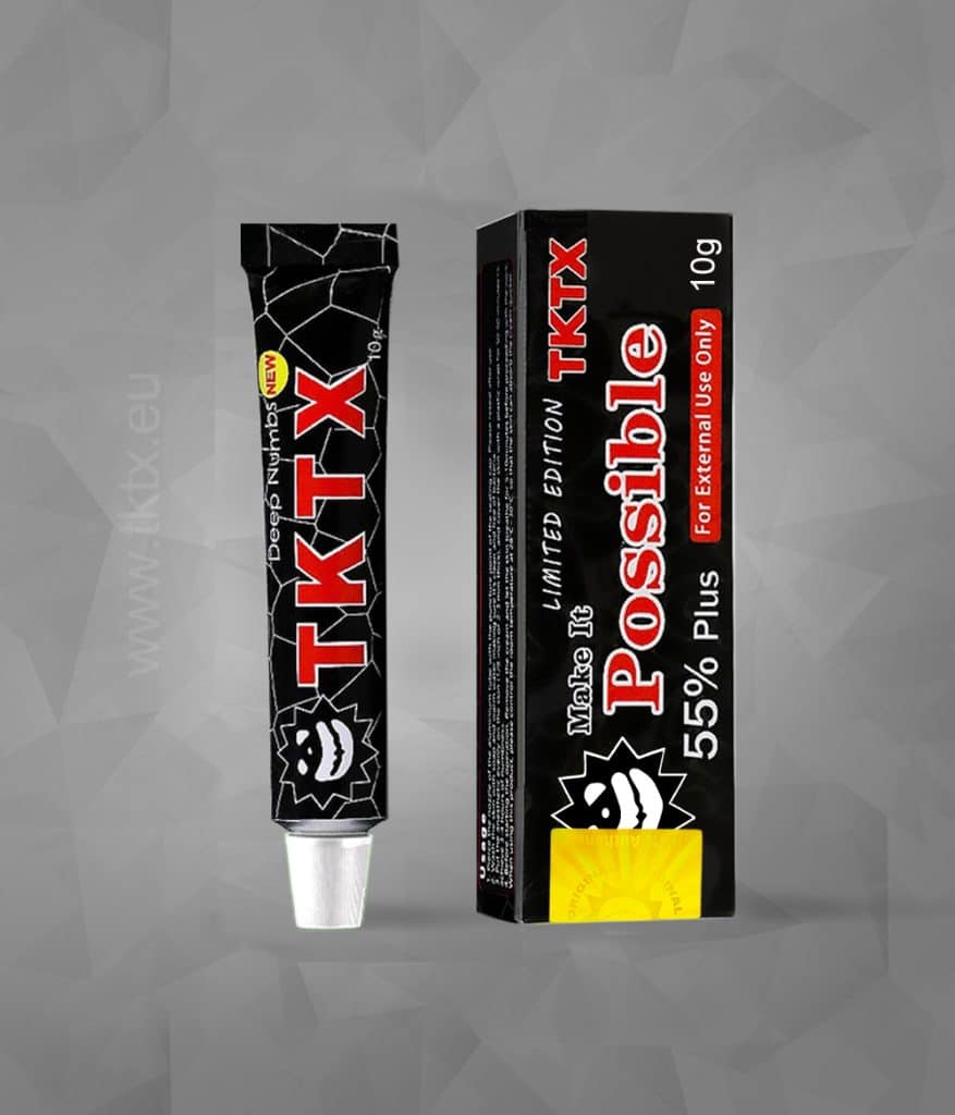 TKTX Numbing Cream Black 55% - Limited Edition | TKTX Europe
