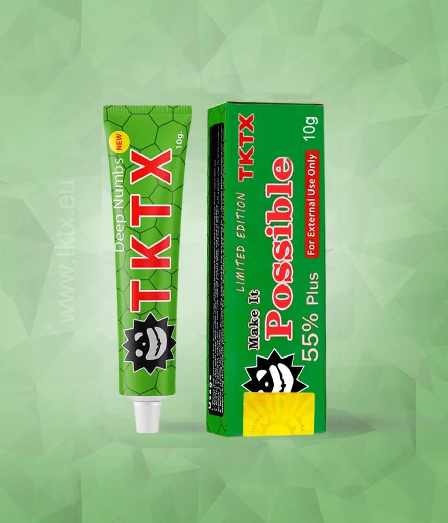 TKTX Numbing Cream Green 55% - Limited Edition | TKTX Europe