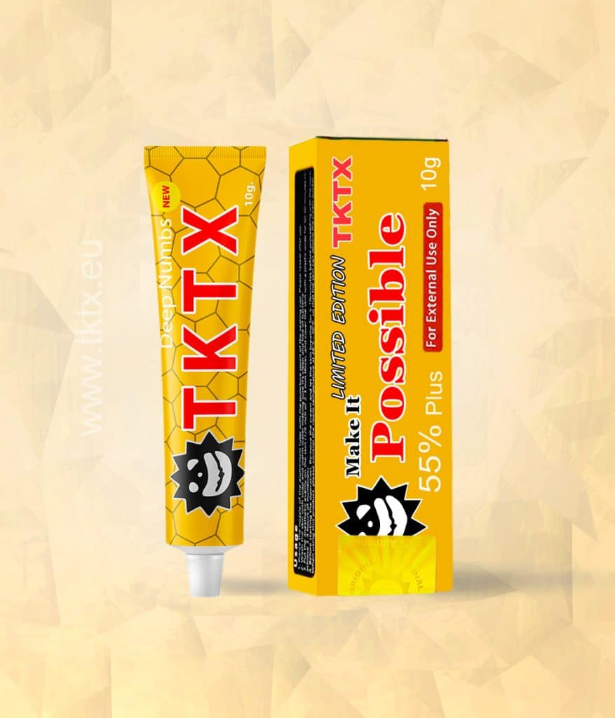 TKTX Numbing Cream Yellow 55% - Limited Edition | TKTX Europe